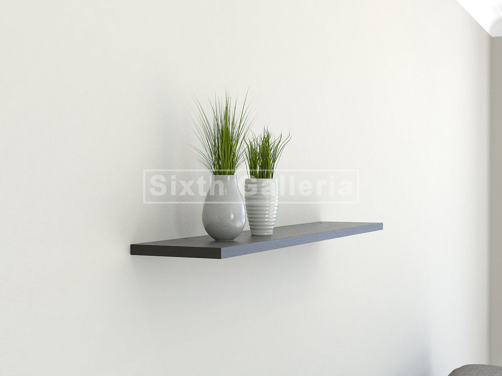 Single Floating Shelf Black – Sixthgalleria